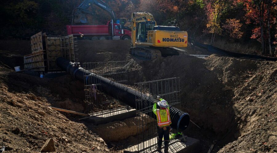 FEMA Debris Stormwater Basin Construction in Woodland Hills, UT